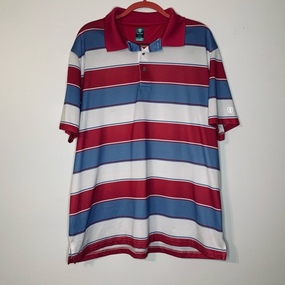 Pro Tour | Shirts | Pro Tour Air Play Pink Blue White Golf Top Sz Xxl ...